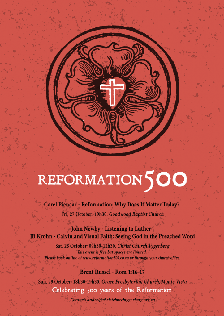 Reformation 500 Poster – Goodwood Baptist Church